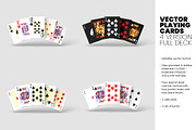 Vector Playing Cards - 4 Version, an Illustration by Illusiongraphic