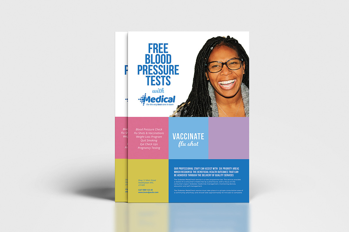 Modern Medical Templates Pack, a Flyer Template by BrandPacks