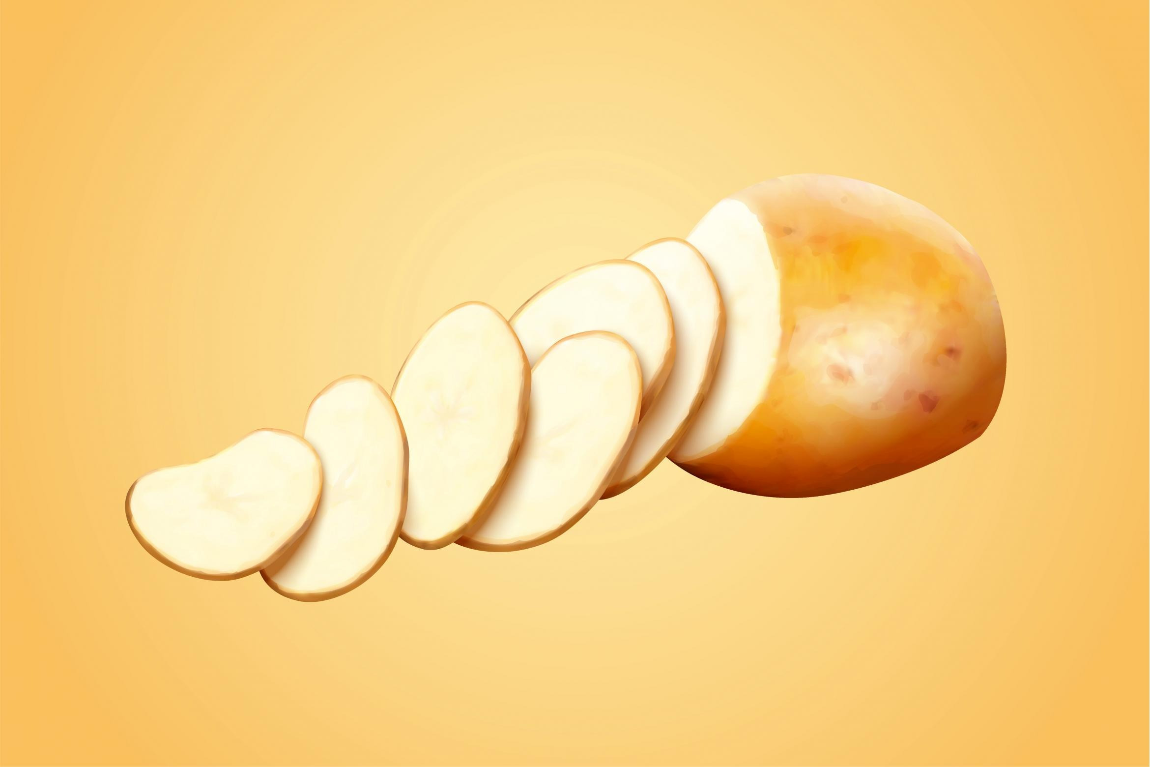 Potato chips design element, a Food Illustration by TotallypicRF