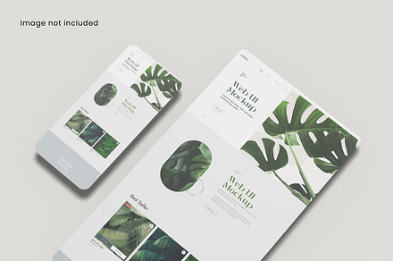 Lil Pages - 50 UI layouts - OG, a Product Mockup by Lil Squid