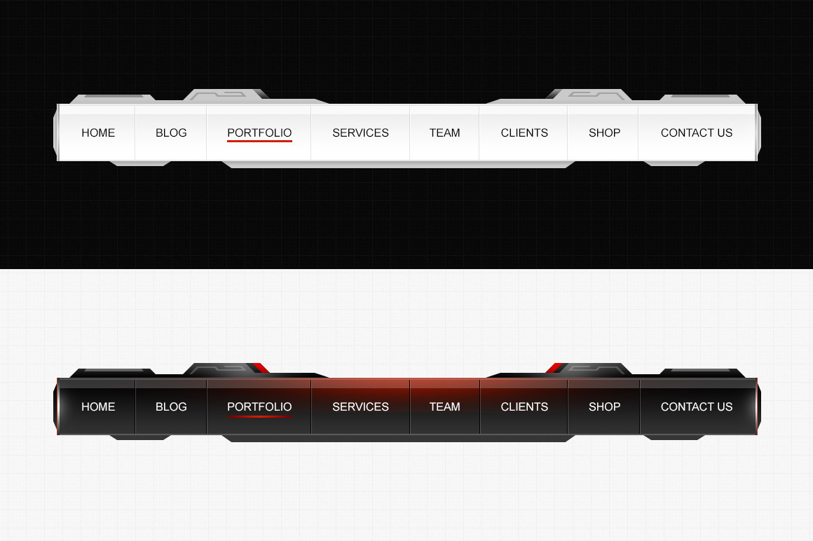 Custom Navigation Menu, a Templates & Theme by Designs By Alfredo