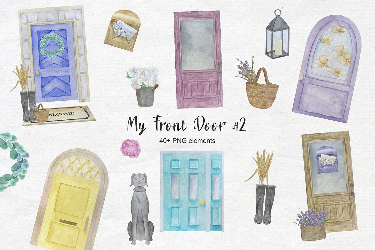 Personalised Family Front Door Print, a Person Illustration by Art and ...