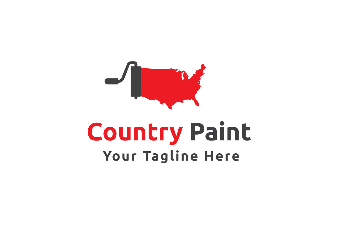 Country Paint Logo Template, a Branding & Logo Template by Logo20