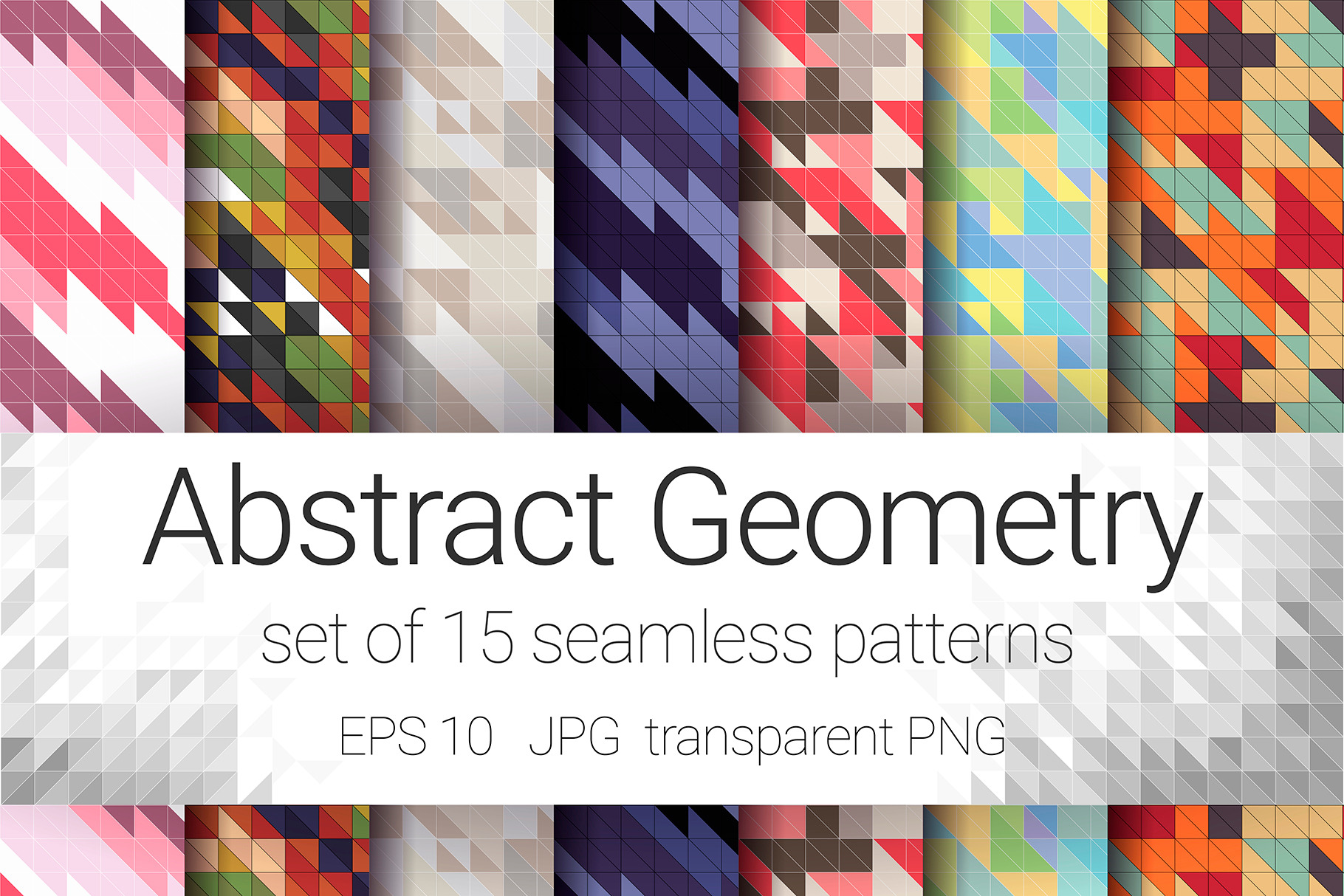 Abstract Geometry. Patterns, a Pattern Graphic by HmarkaShop | Creative ...