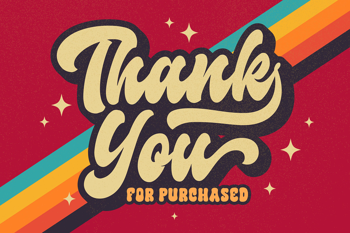 Boldy Skyline a Retro Script Font, a Script Font by Blankids Studio