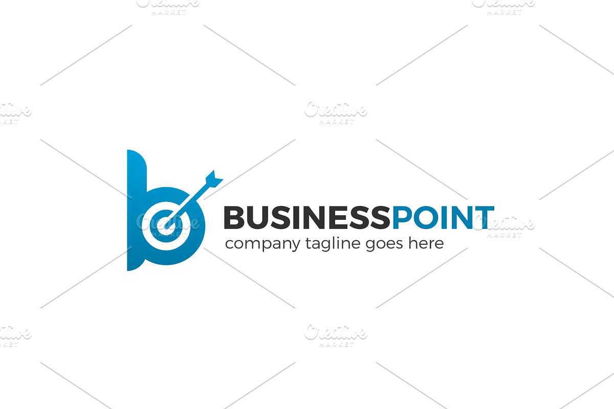 Business Point Letter B Logo, a Branding & Logo Template by XpertgraphicD