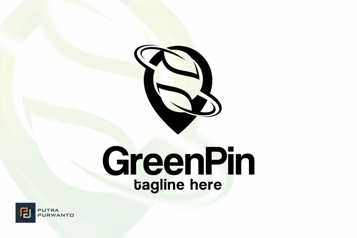 Green Pin - Logo Template, a Branding & Logo Template by putra_purwanto
