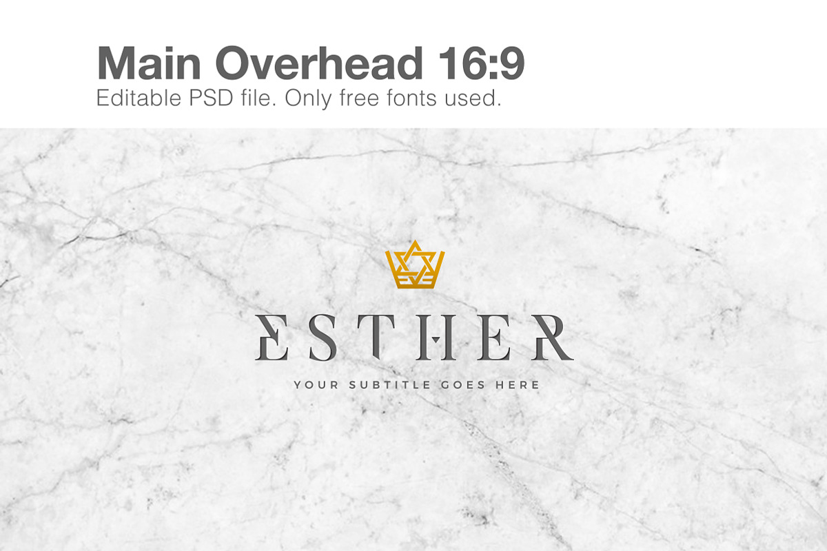 Esther Sermon Series Slides/Overhead, a Presentation Template by ...