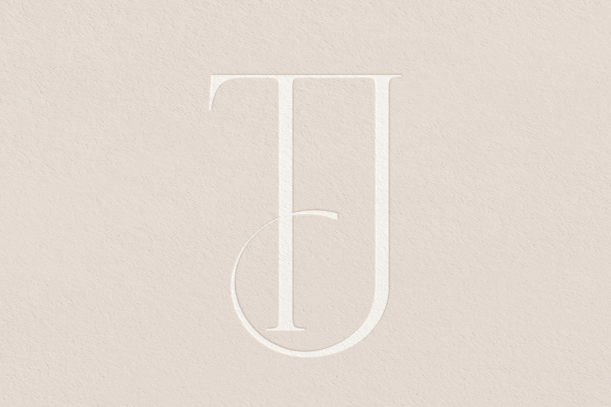 TJ monogram logo, a Branding & Logo Template by LINKED LETTERS STUDIO ...