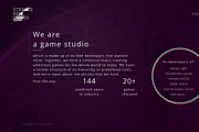 Game studio, a Websites & App Template by 1000.tech | Creative Market
