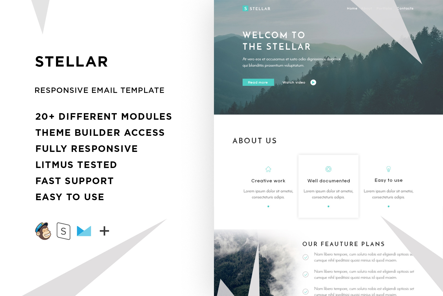 Stellar – Responsive Email template, an Email Template by ThemesCode