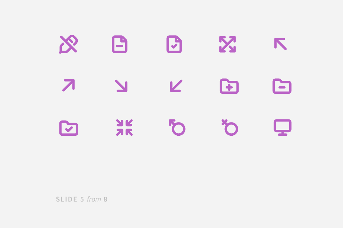 Bold Purple, an Outline Icon by Kirill