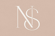 NS monogram logo, a Branding & Logo Template by LINKED LETTERS STUDIO ...