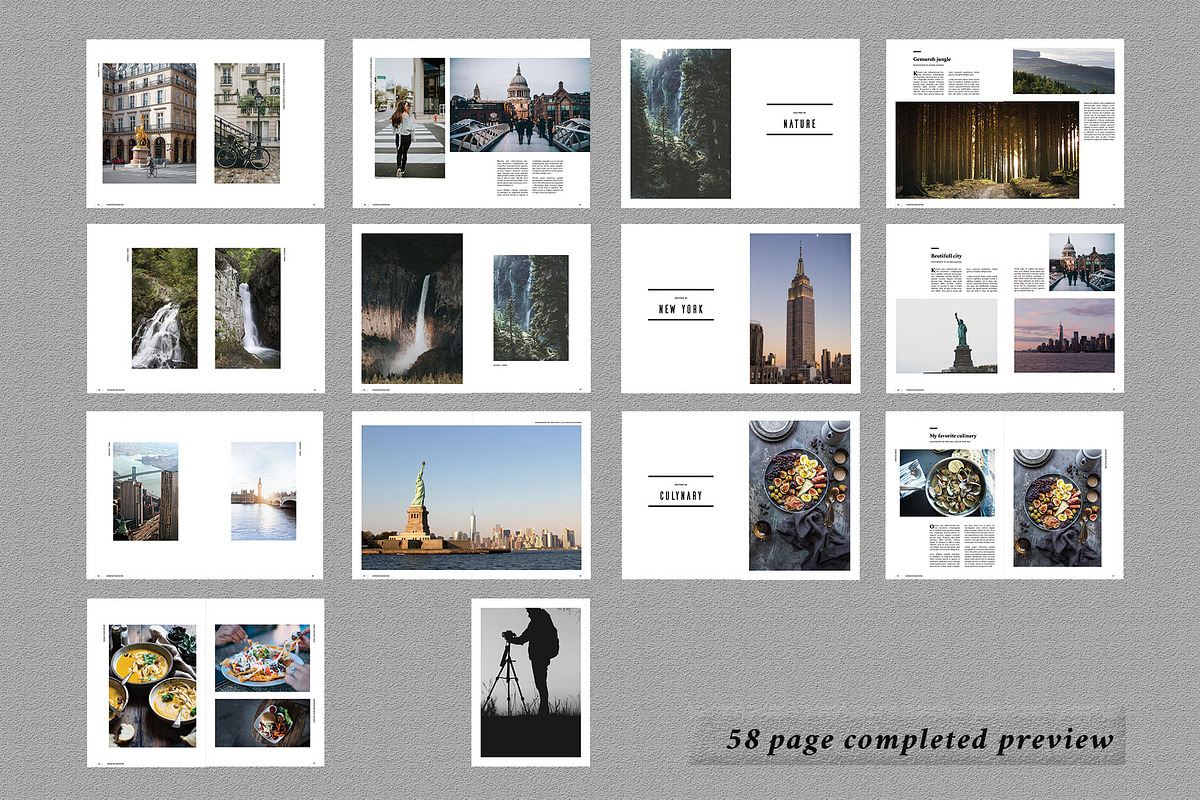 Magazine / Portfolio Bundle, a Magazine Template by Occy Design