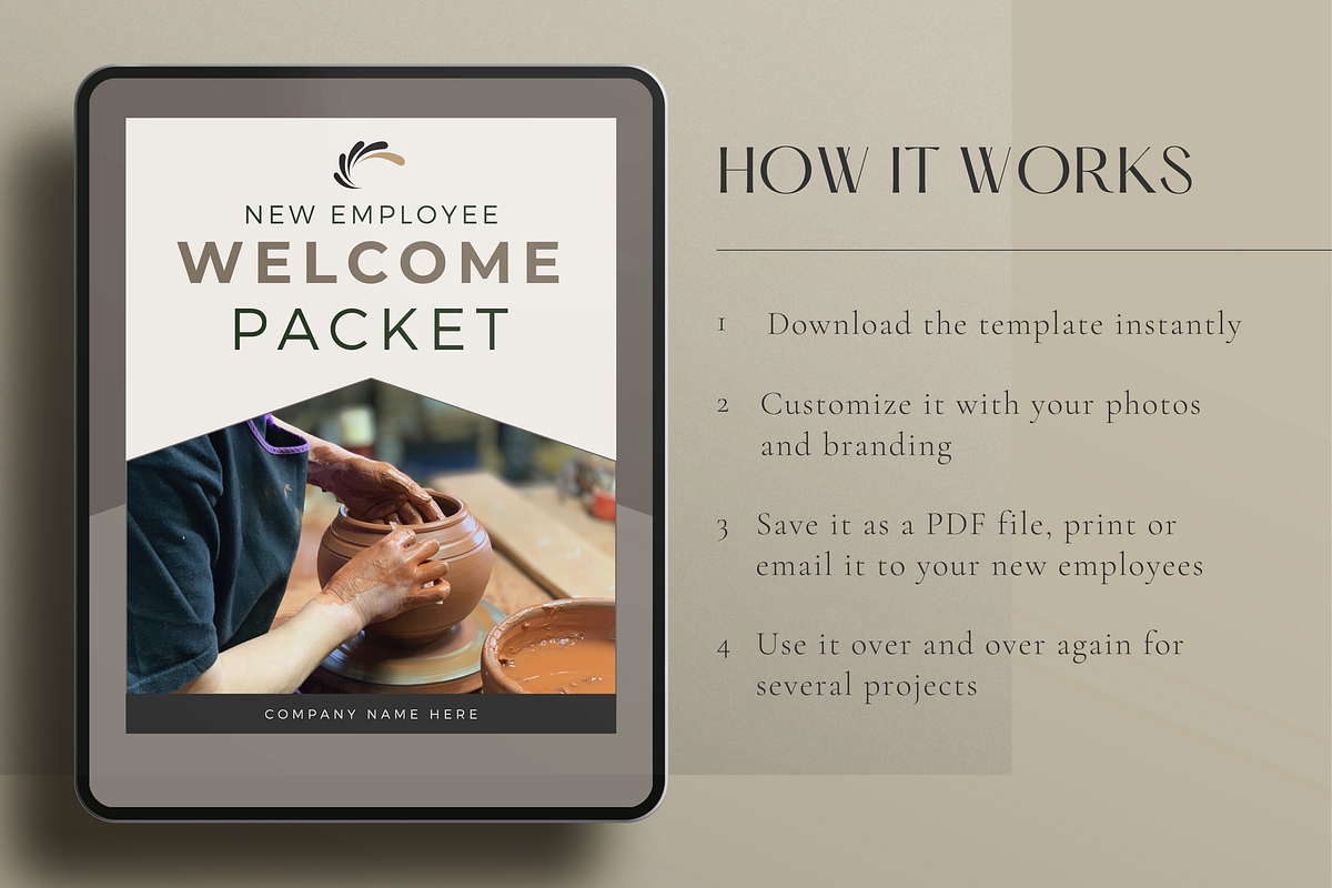 Employee Onboarding | Canva Template, a Magazine Template by Designs by ...