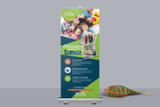 Education Roll-up Banner, a Flyer Template by Cristal Pioneer