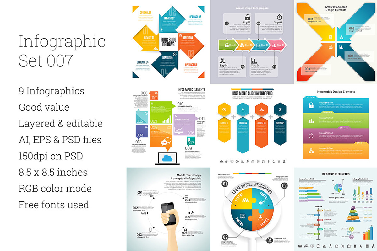 Infographic Set 7, a Templates & Theme by h.utomo