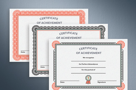 Certificates, a Card Template by wavebreak