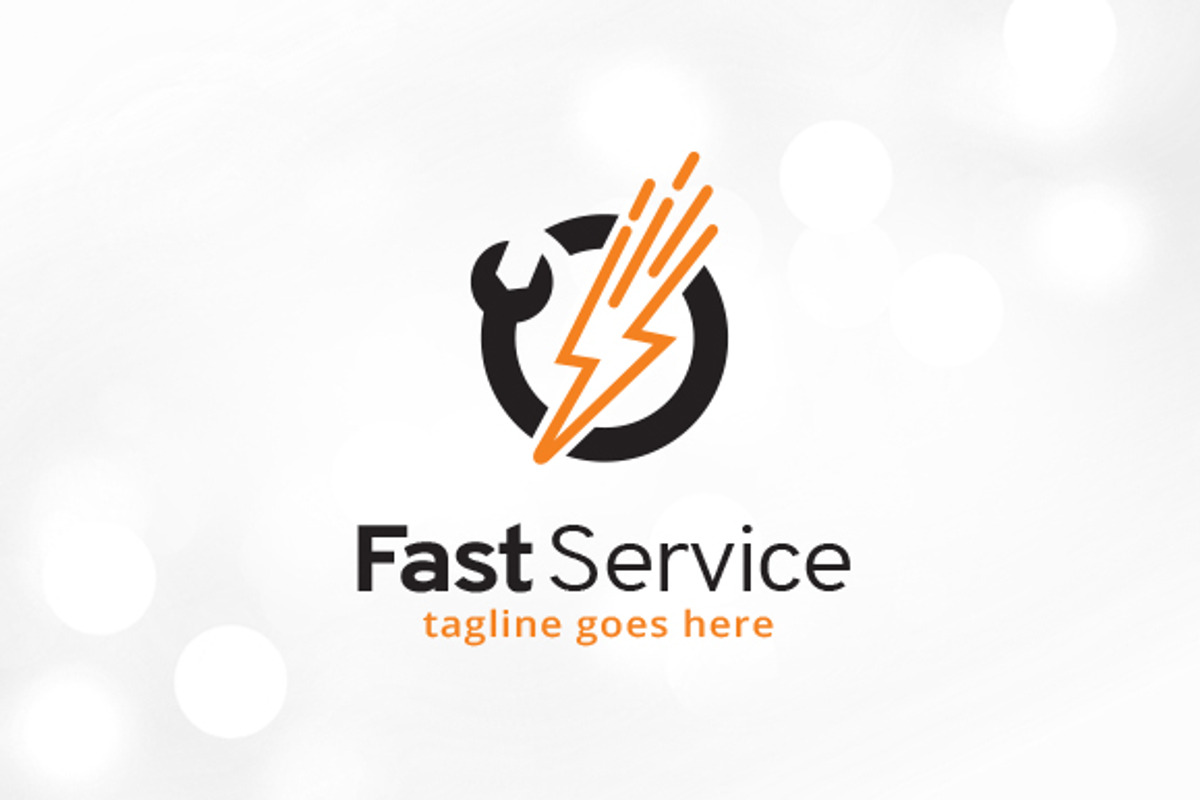 Fast Service Logo Template, a Branding & Logo Template by gunaonedesign