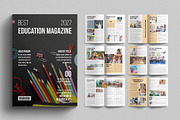Education Magazine Template, a Magazine Template by TemplatesForest