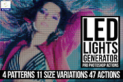 Led Lights Generator PS Actions, an Action Add-On by Creative Graphics