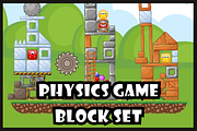 Physics Game Block Set, an Object Graphic by sunny_sunny_game_art