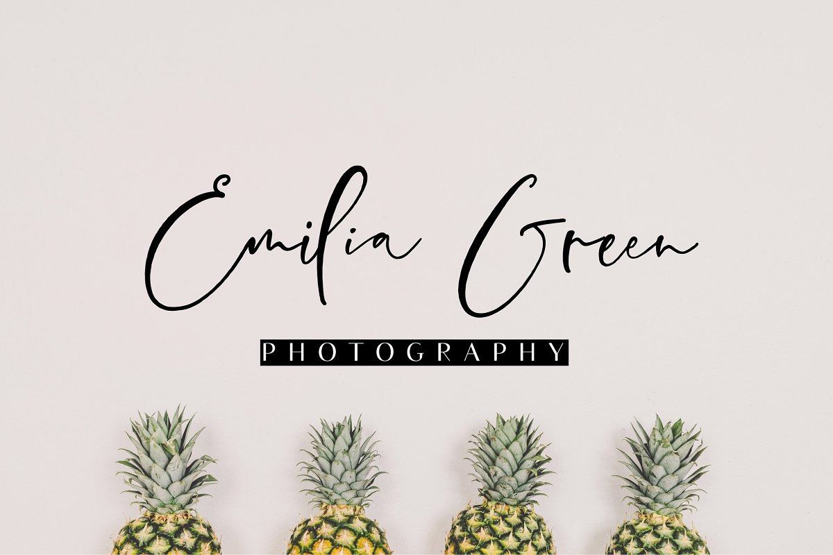 Pretty Script Font Bundle, a Script Font by theinkaffair