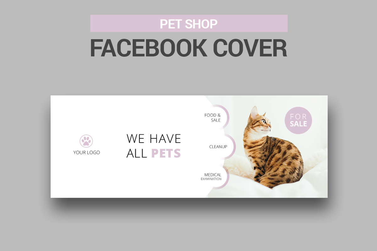 Pet SHop Facebook Covers, a Social Media Template by UNIK Agency