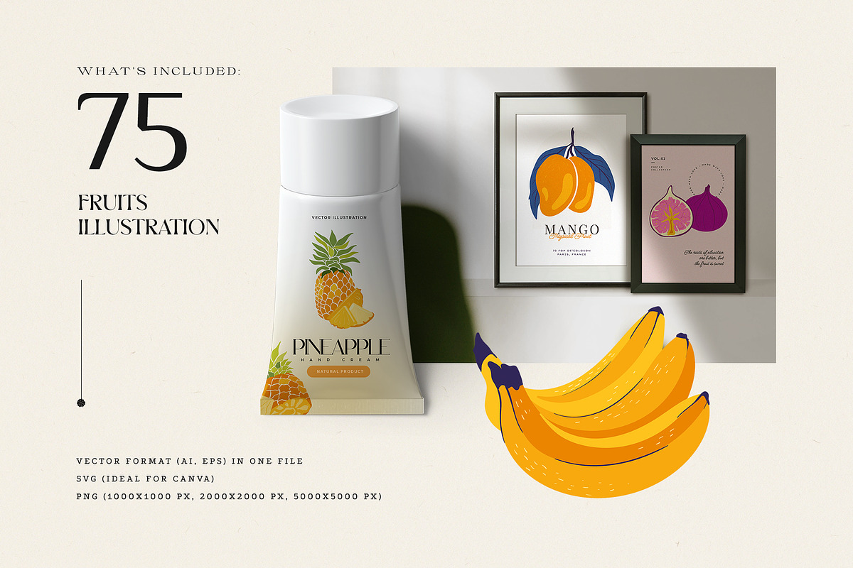 Cool Fruits Poster Builder