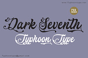 Dark Seventh Font, a Script Font by TyphoonType™ S. Srisopha