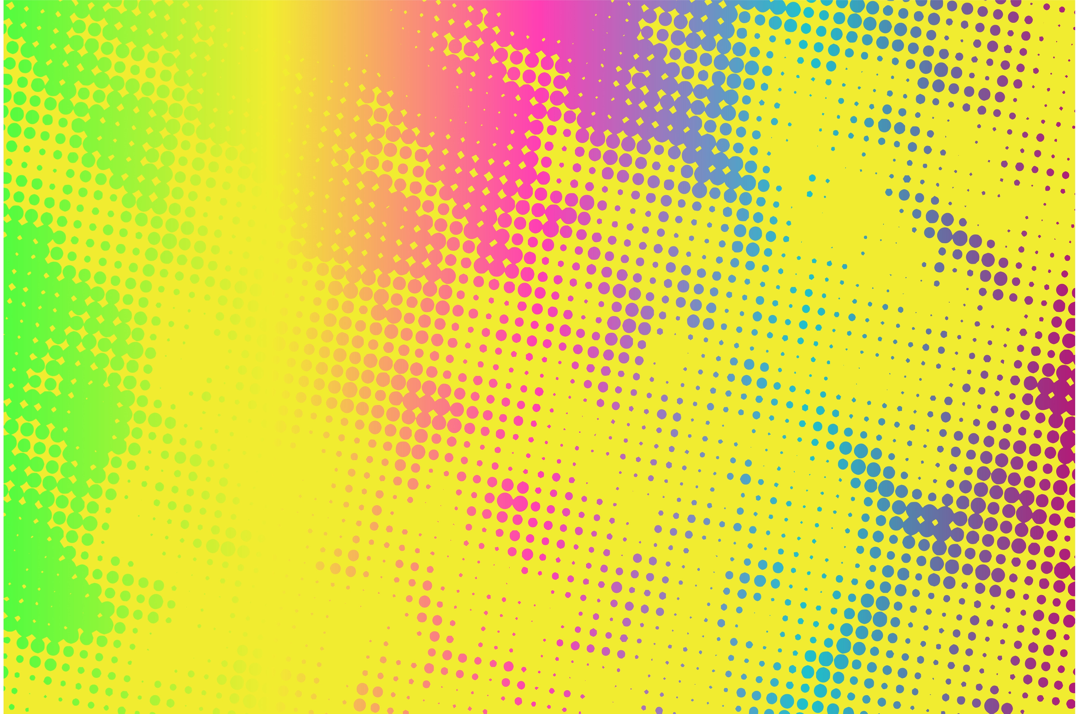Color Halftone Background, a Decorative Illustration by Benjaminlion