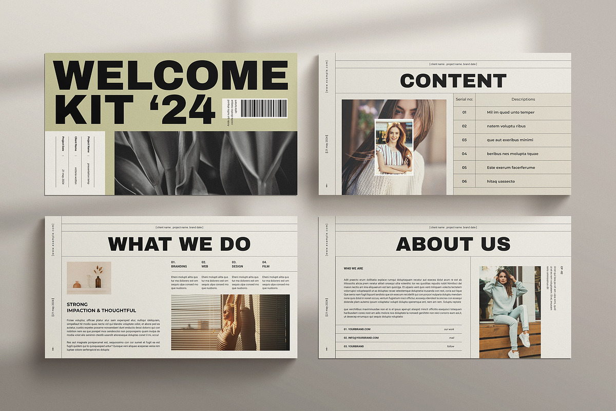 Client Welcome Kit Presentation, a Presentation Template by TemplatesForest