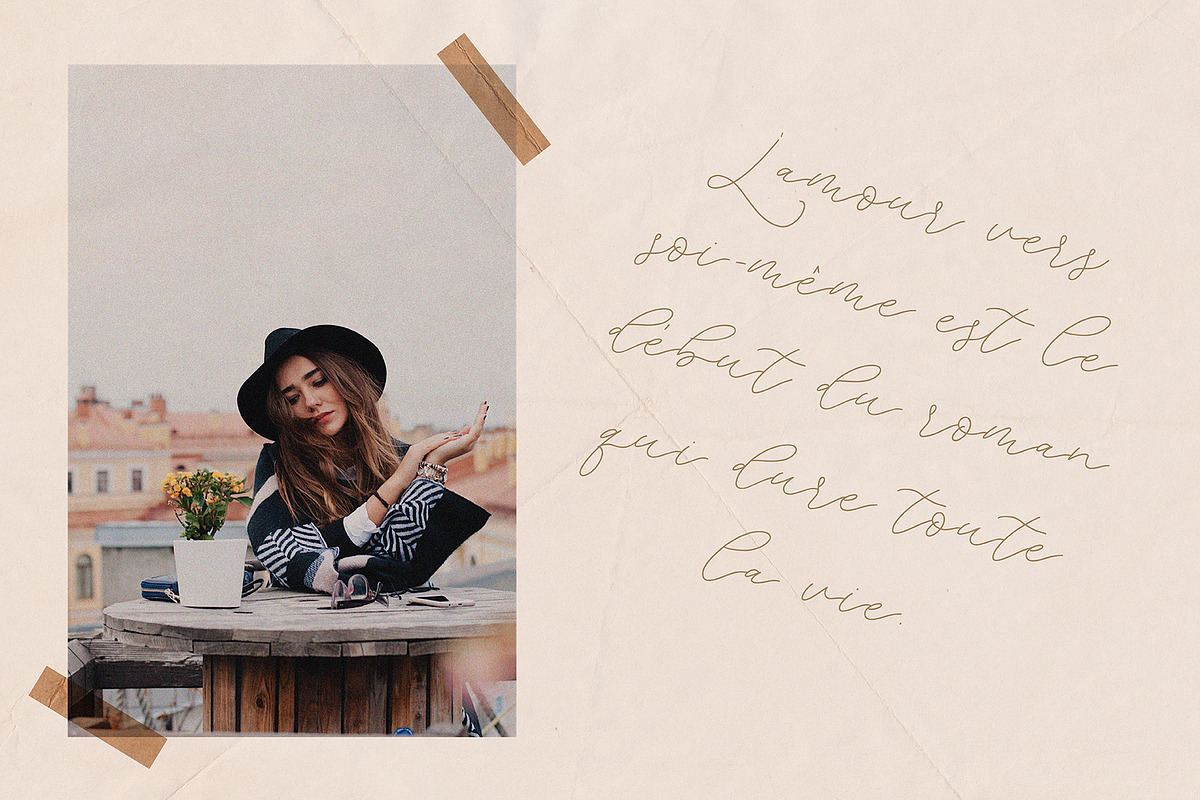 Lavender Script, a Script Font by Creamy Script