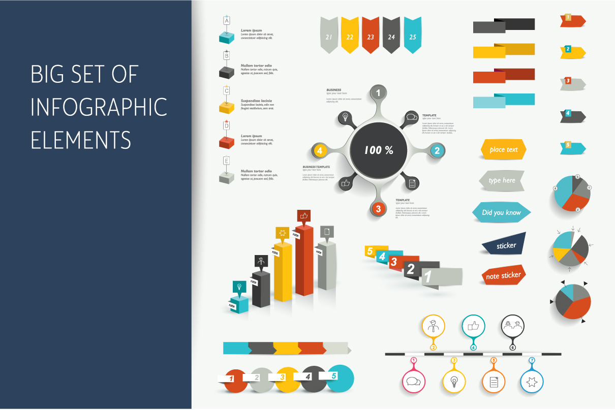 Infographic set., a Templates & Theme by VectorAN