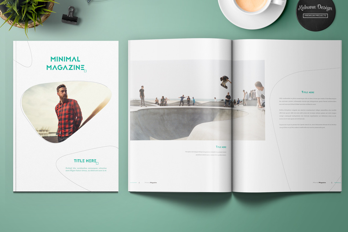 Minimal Magazine, a Magazine Template by Kahuna Design