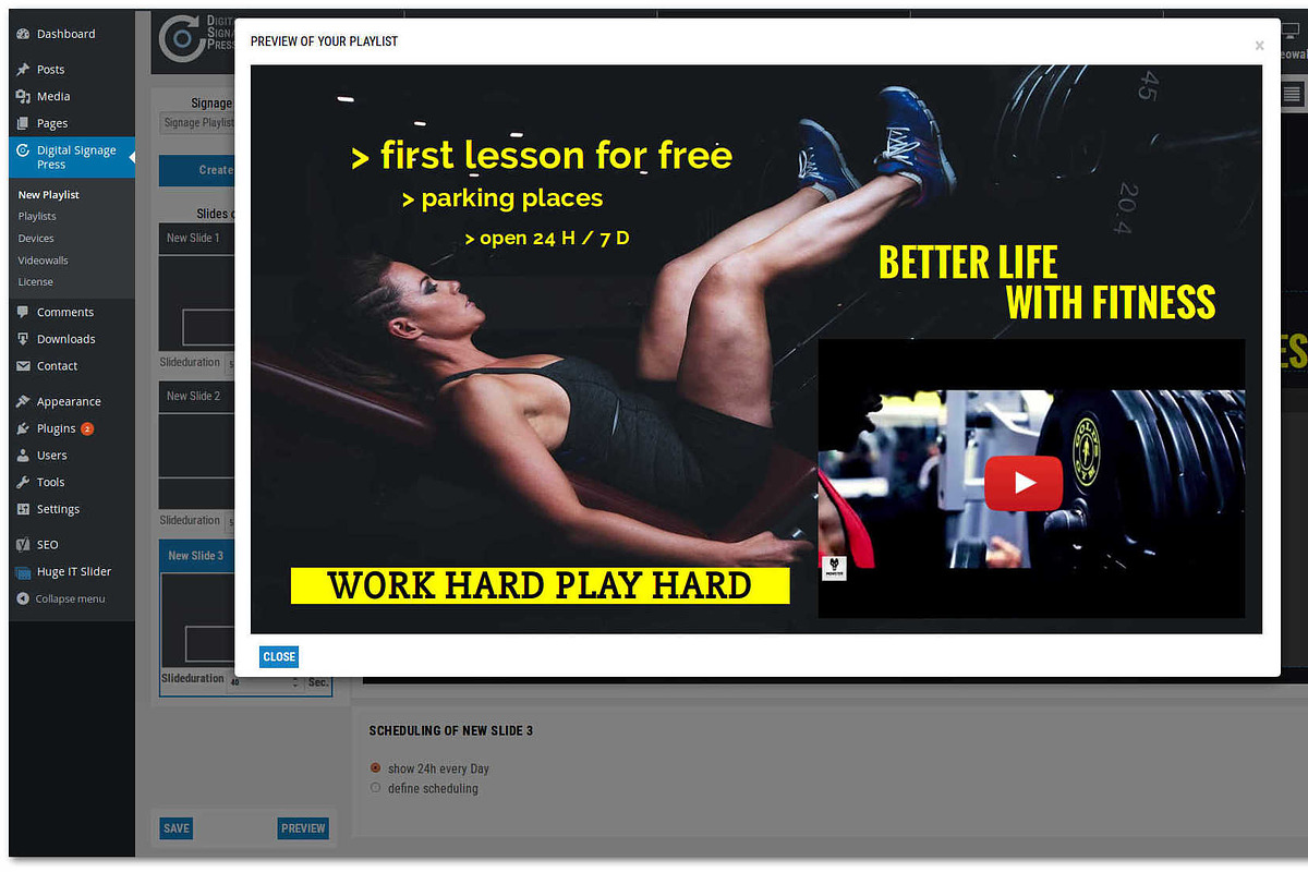 Digitalsignagepress Base, a WordPress Template by wpsoft