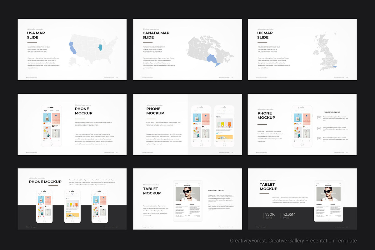 Creative Gallery PowerPoint Template, a Presentation Template by ...