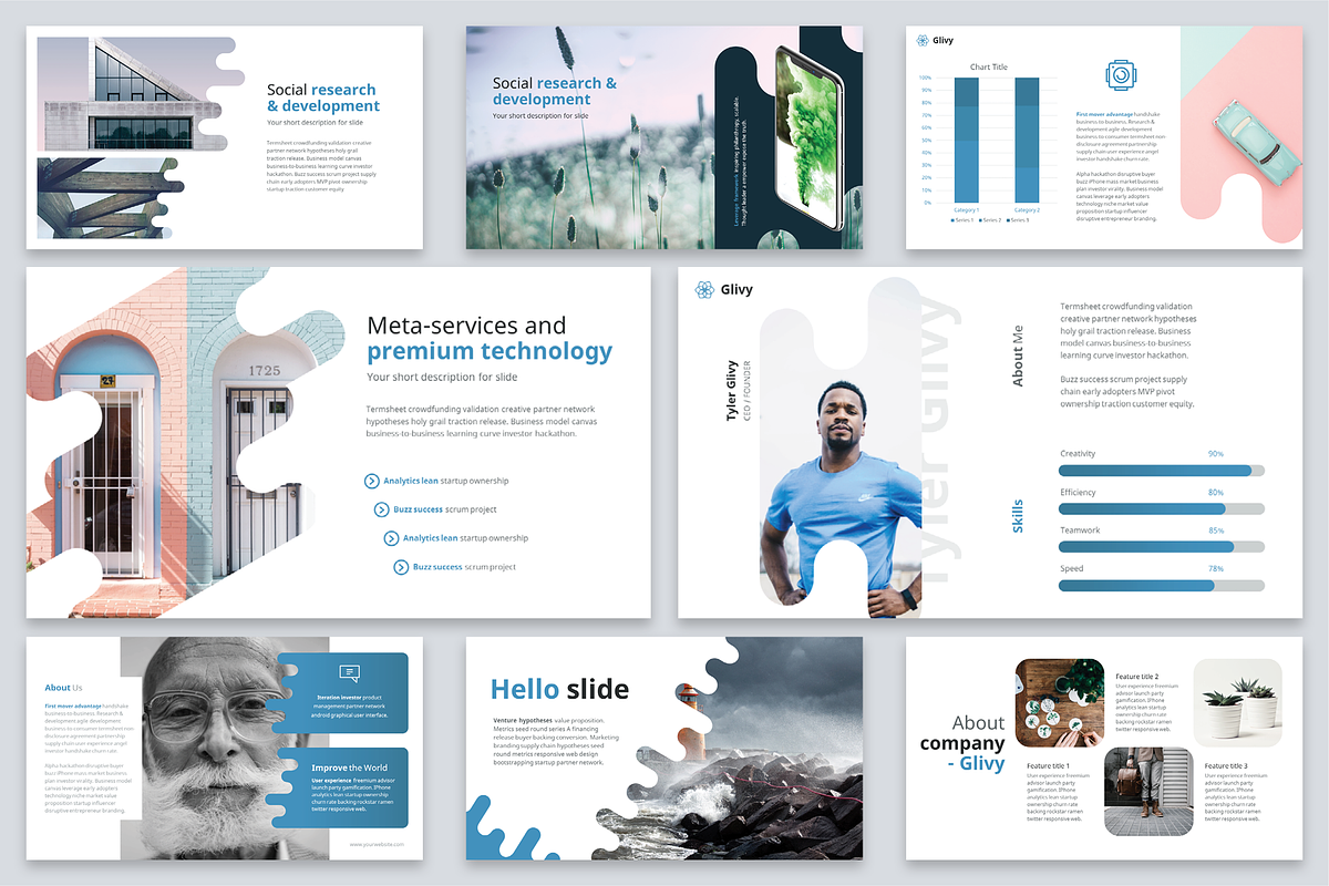 Glivy Powerpoint Template & Slides