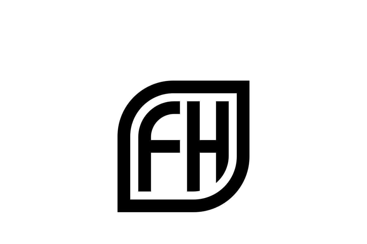FH logo design vector template, a Branding & Logo Template by xcoolee