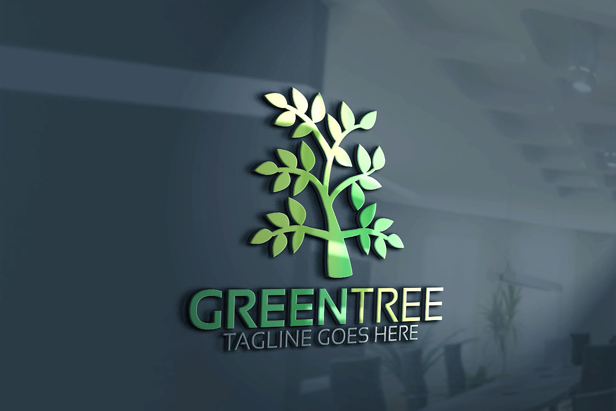 Green Tree Logo, a Branding & Logo Template by Josuf Media