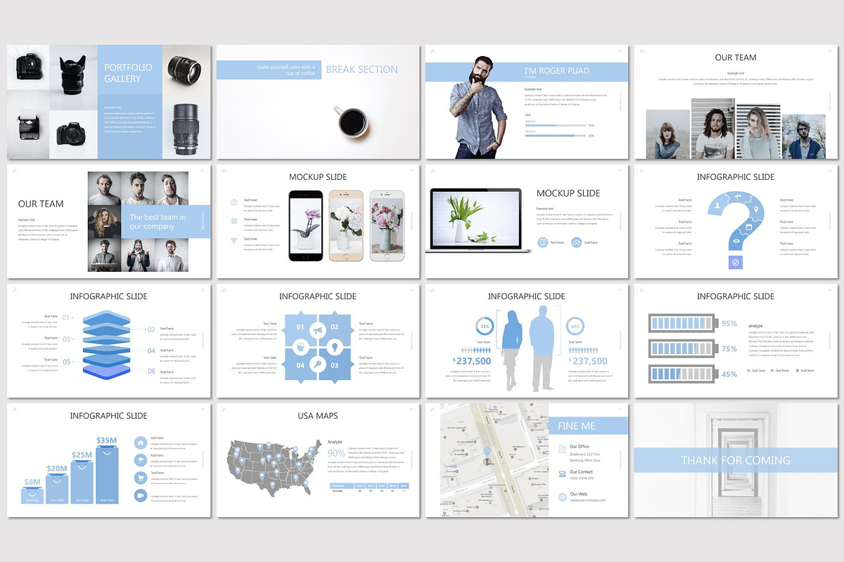 Clear - Powerpoint Template, a Presentation Template by inspirasign