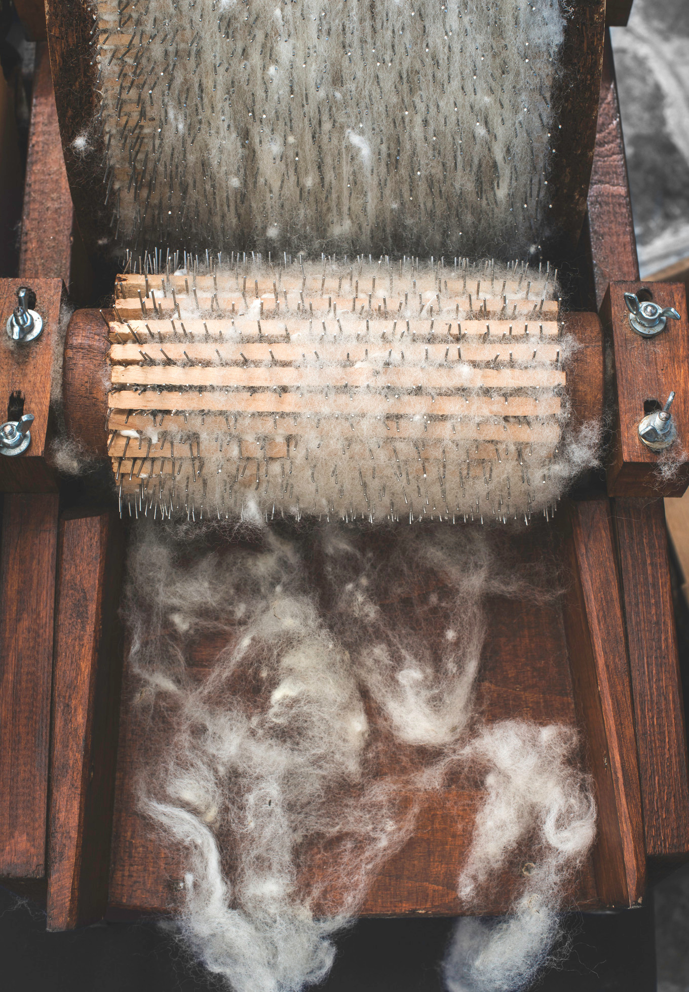 Processing of wool featuring wool, processing, and pattern, an ...