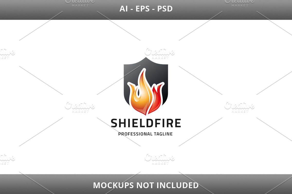 Shield Fire Logo, a Branding & Logo Template by Design_Planet ...