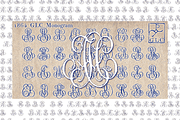 1864 GLC Monogram Set, a Font by GLC Foundry