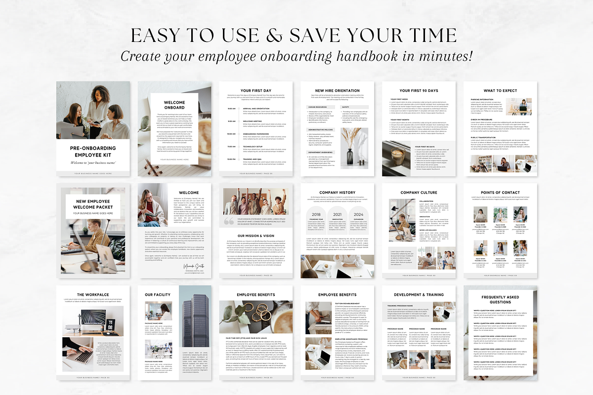Employee Welcome Package Template, a Magazine Template by ShopRShop