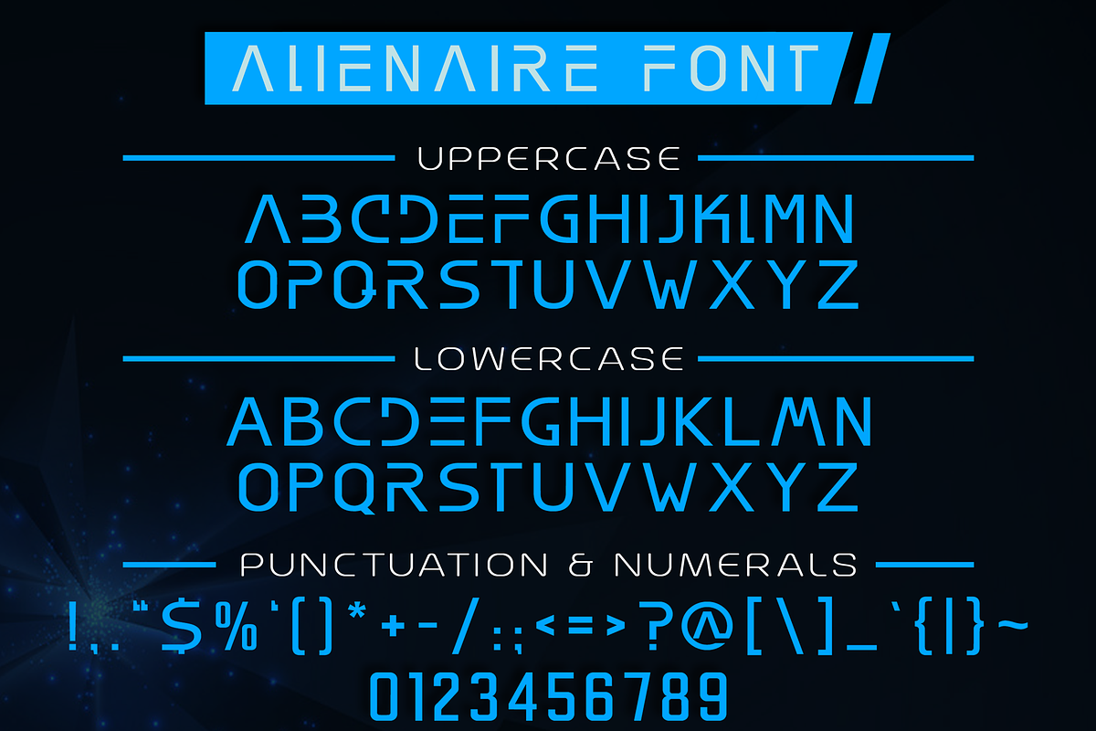 Alienaire Font Duo – Futuristic Logo Font