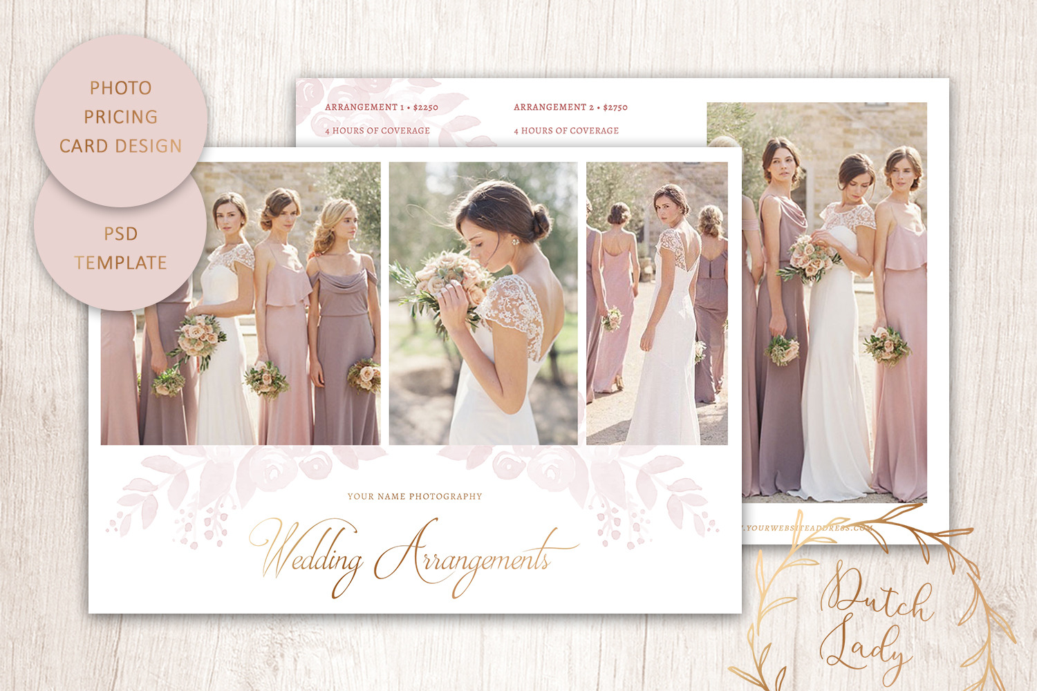 PSD Photo Price Card Template #12, a Card Template by The Dutch Lady ...