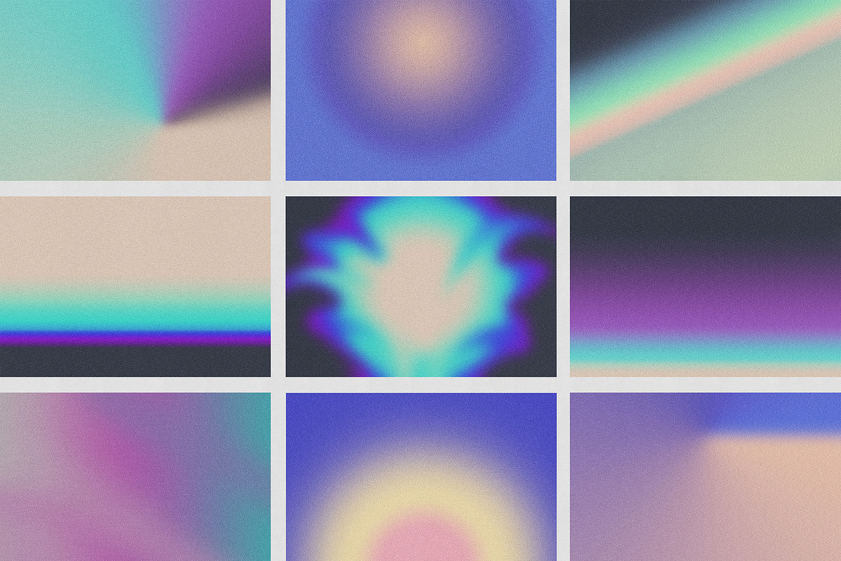 Nostalgia Gradient. Textures & Shapes