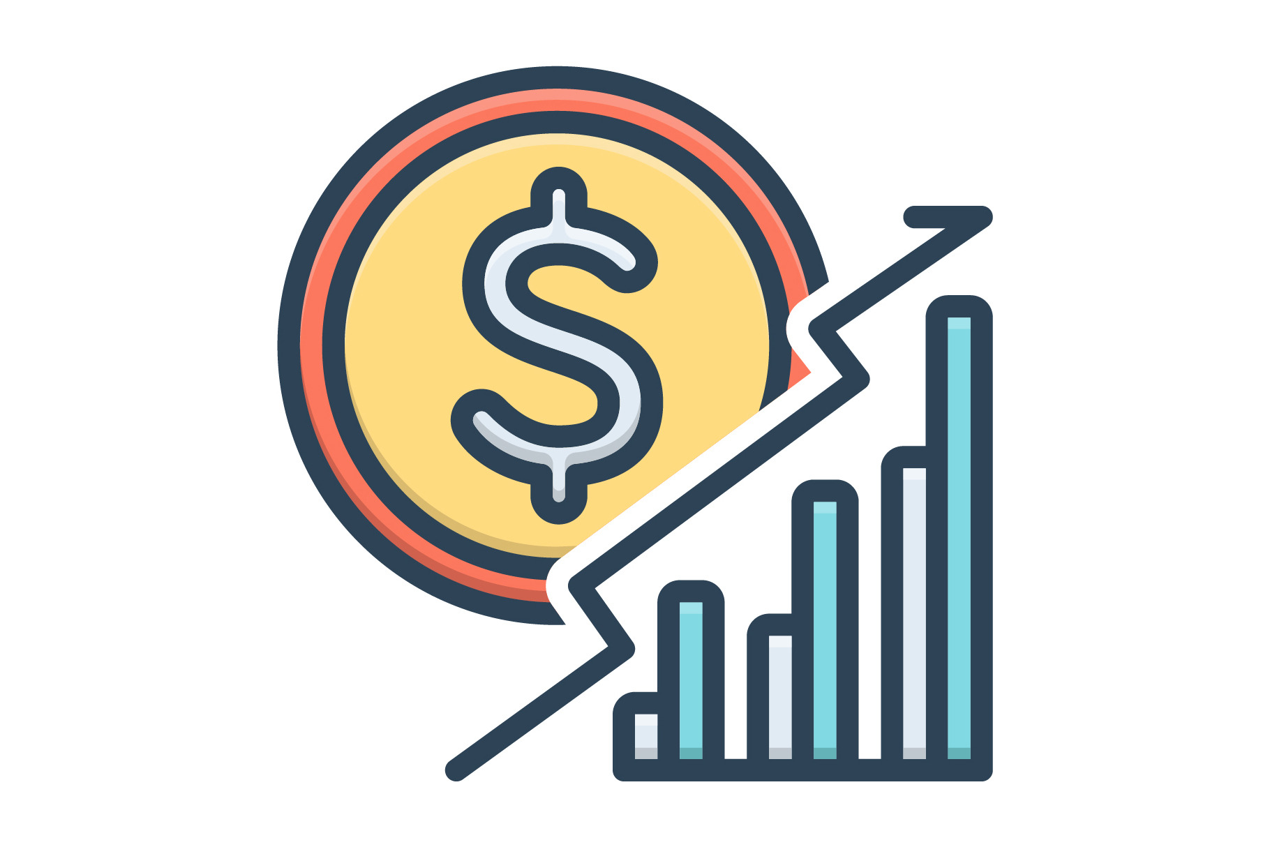 Economics business icon, an Icon by Creative priyanka