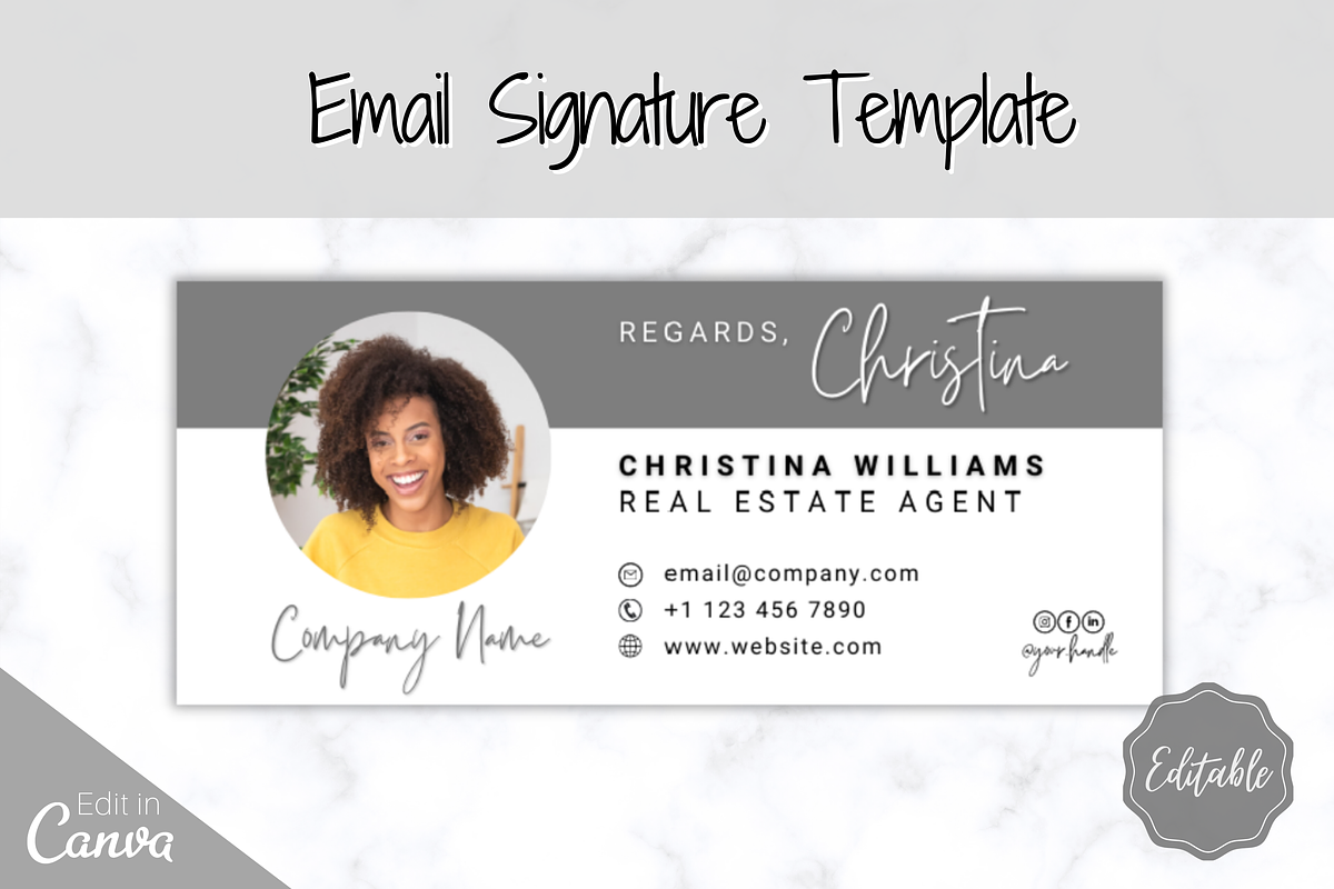 Email Signature Template BUNDLE V2 | Creative Market